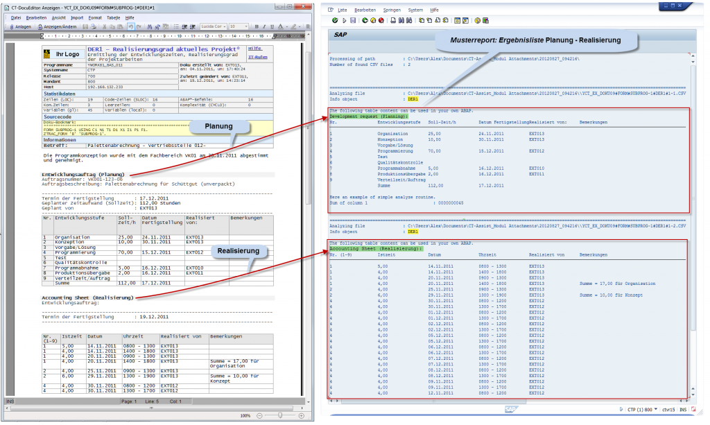 CT-Software | Planning Project and Development Tasks