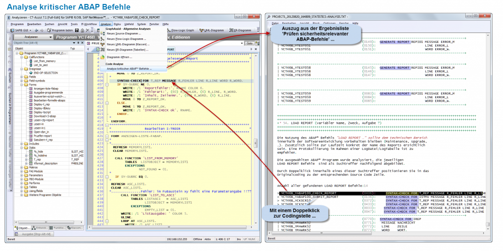 CT-Software | Anwendungsgebiete innerhalb der ABAP™ Programmierung