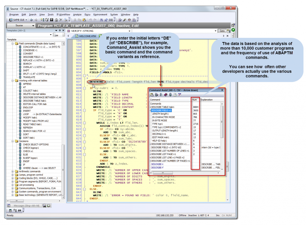 CT-Software | ABAP Programming: Software-Assistants